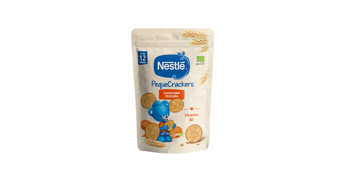 NESTLE Crackers Cenoura 6x100g | Clube Bebé Nestlé
