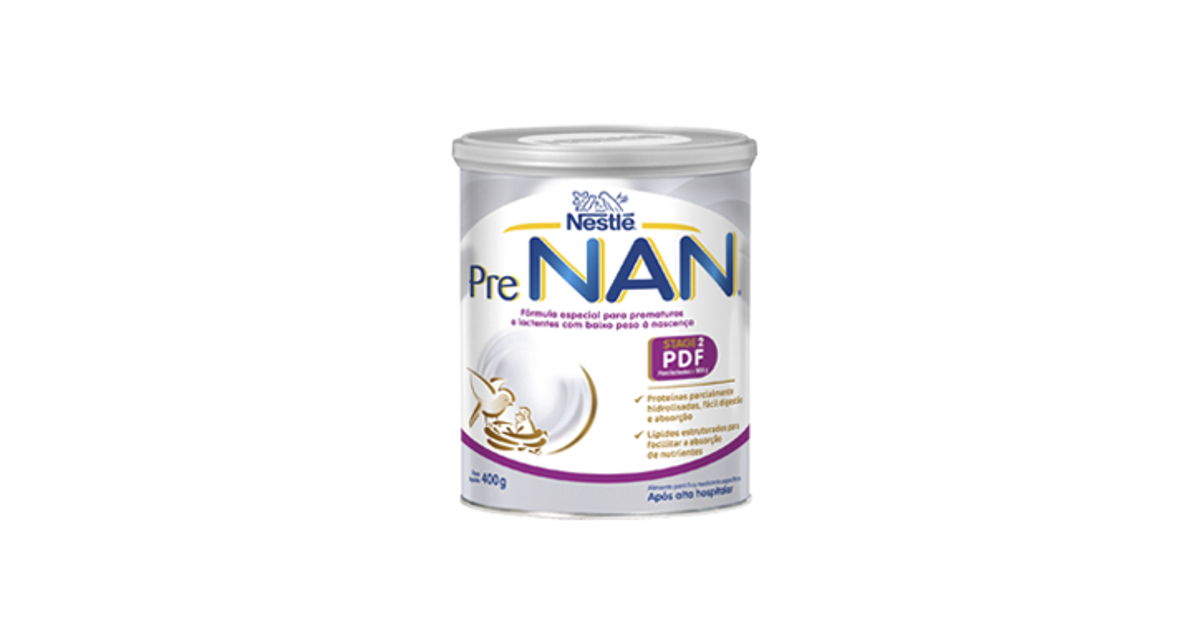 PreNAN Stage 2 PDF: Fórmula para prematuros | Clube Bebé Nestlé